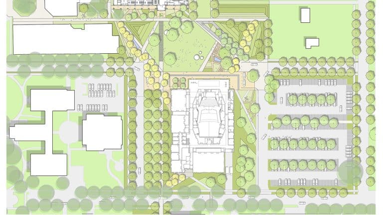 TCU School of Music and Creative Commons - OJB Landscape Architecture