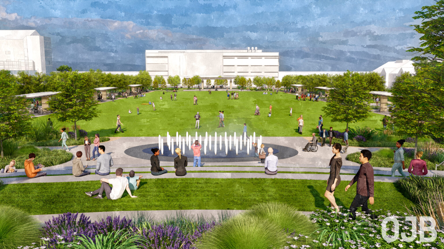 Creighton University Quadrangle - OJB Landscape Architecture